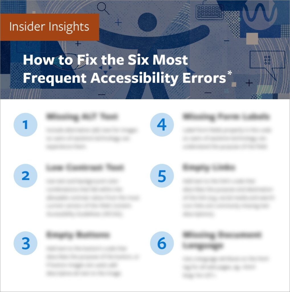 Everyday Accessibility Tips – GovWebworks